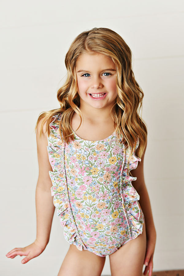 Swoon Baby Watercolor Bloom UPF 50 1 PC Swimsuit Style SBS2538 – Southern Sweet Children's Boutique