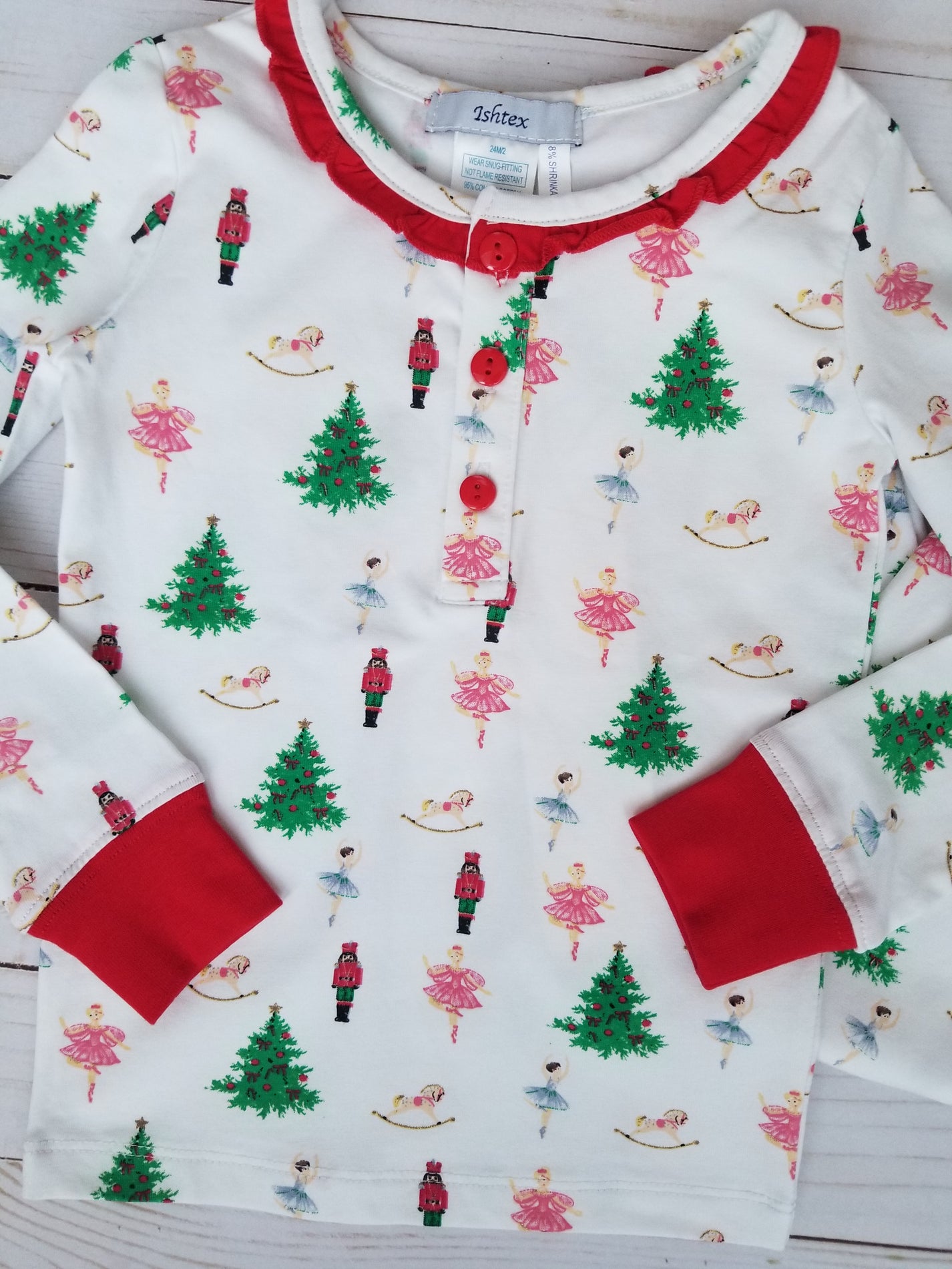 Ishtex Girls Nutcracker Pajama 2PC Set – Southern Sweet Children's Boutique